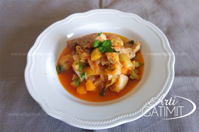 Gjelle me presh dhe mish - Arti Gatimit