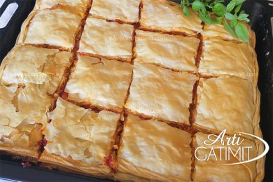 Byrek me domate me dy petë - Arti Gatimit